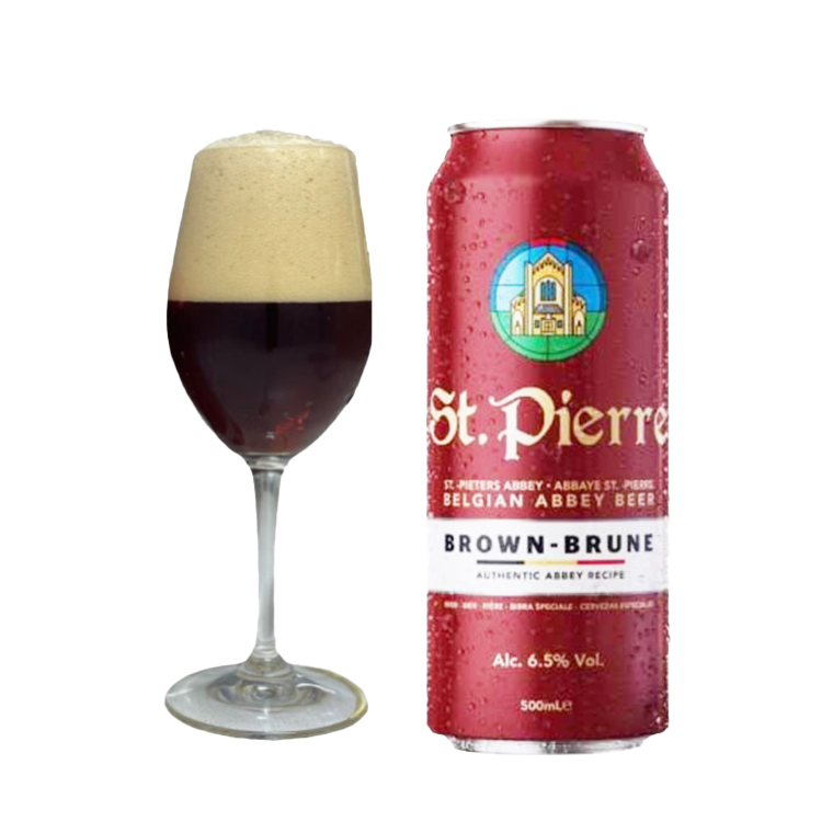 Bia St. Pierre Brune 500ml - Bia nâu Bỉ
